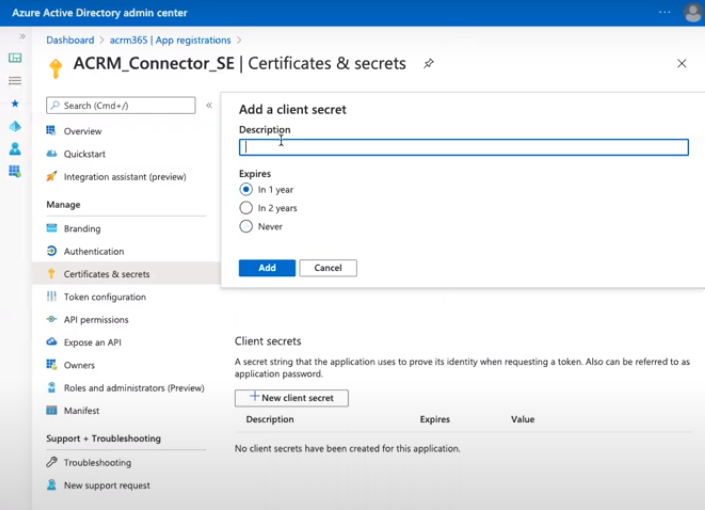 Configuring Oauth In Azure Active Directory Admin Center